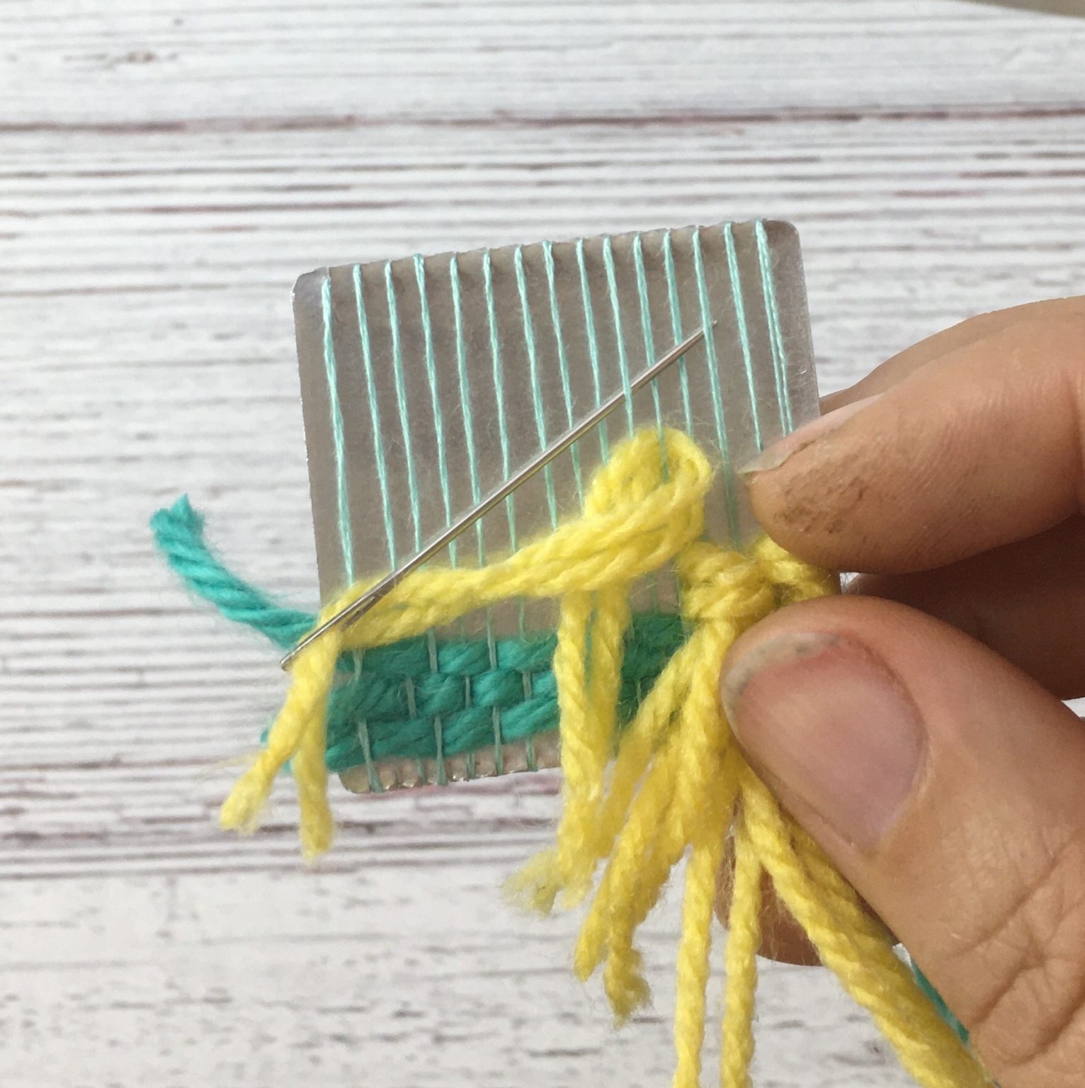 How to Weave a Pin DIY Tutorial - Crafting on the Fly