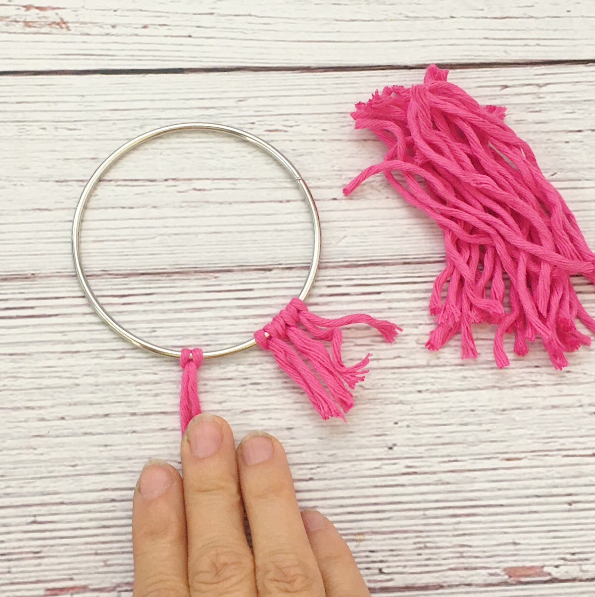 How to Make a Macrame Mirror DIY Tutorial - Crafting on the Fly