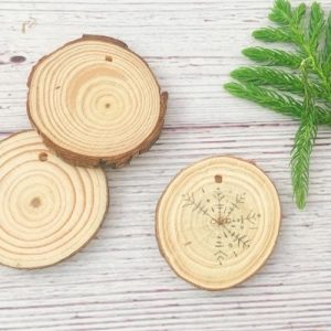 DIY Snowflake Ornament Woodburning Tutorial - Crafting on the Fly