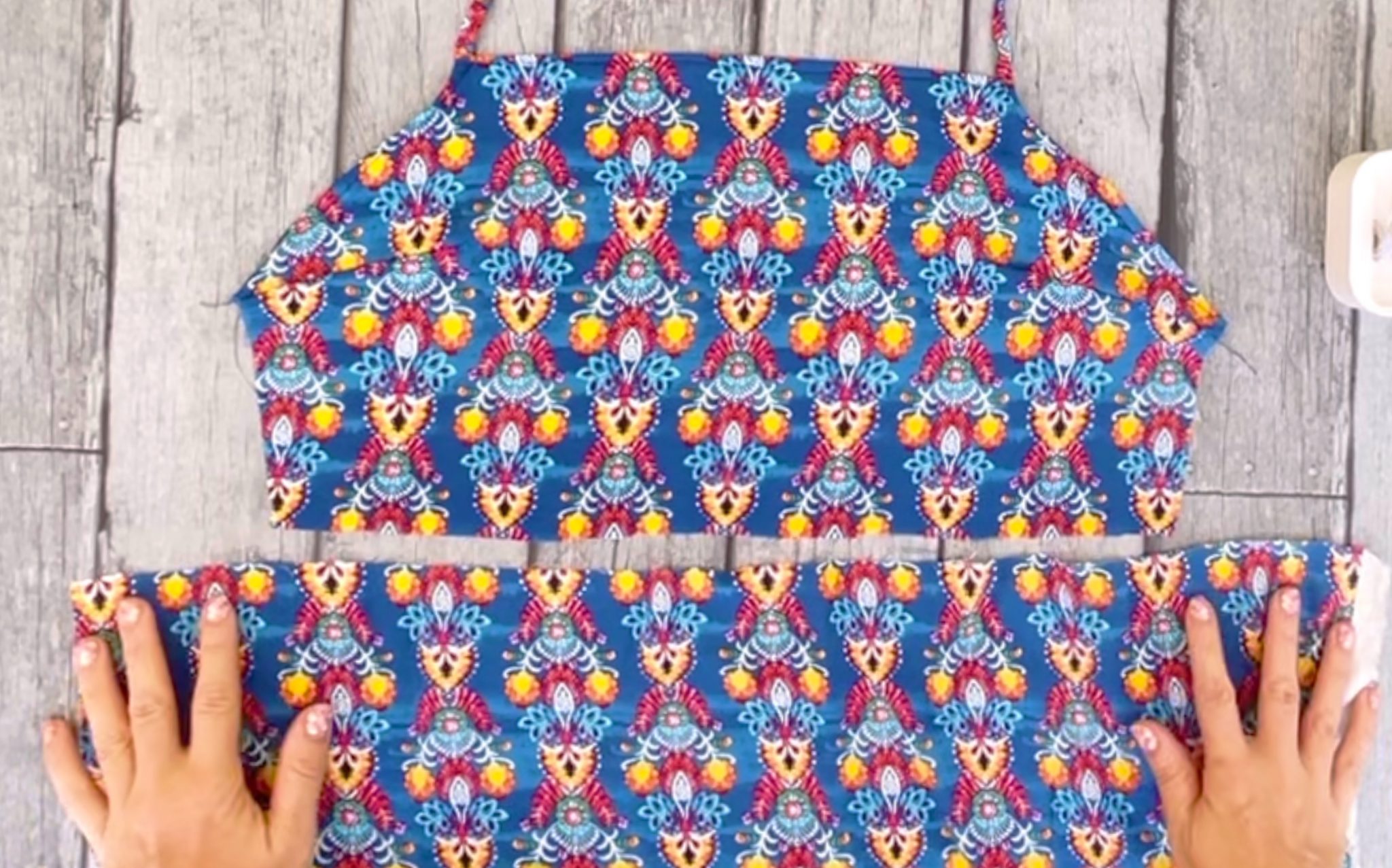 Easy Summer Dress Sewing Pattern with Shirred Back - Crafting on the Fly