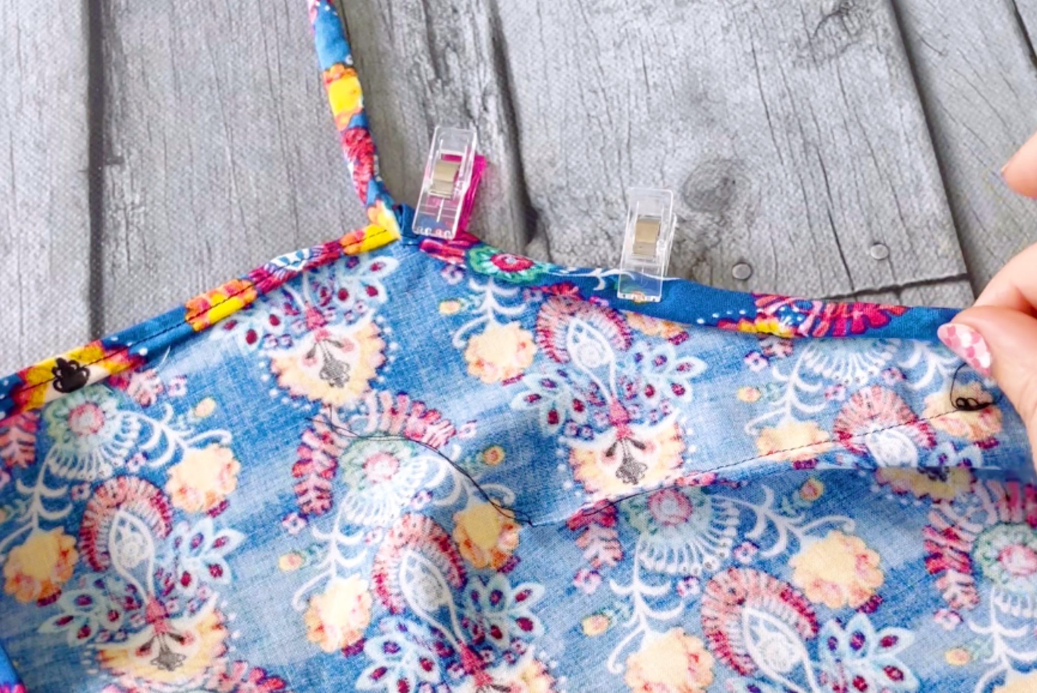 Easy Summer Dress Sewing Pattern with Shirred Back - Crafting on the Fly